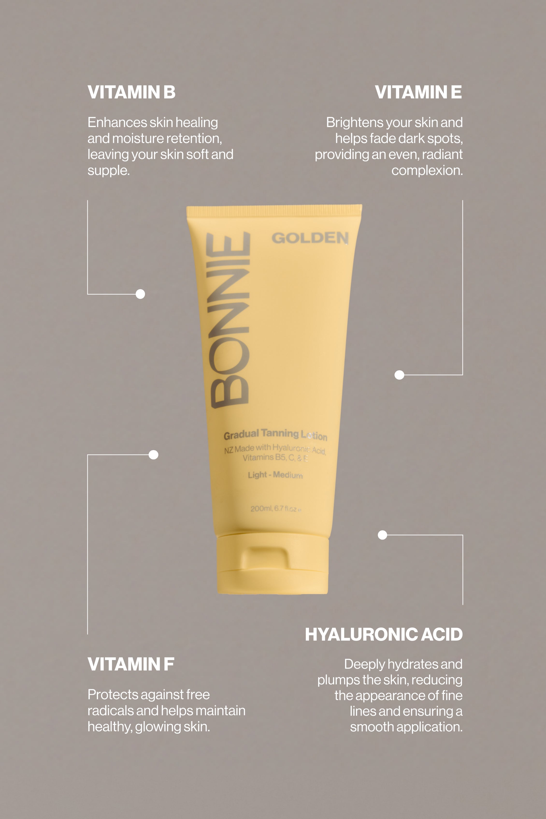 GOLDEN Gradual Tanning Lotion – Bonnie